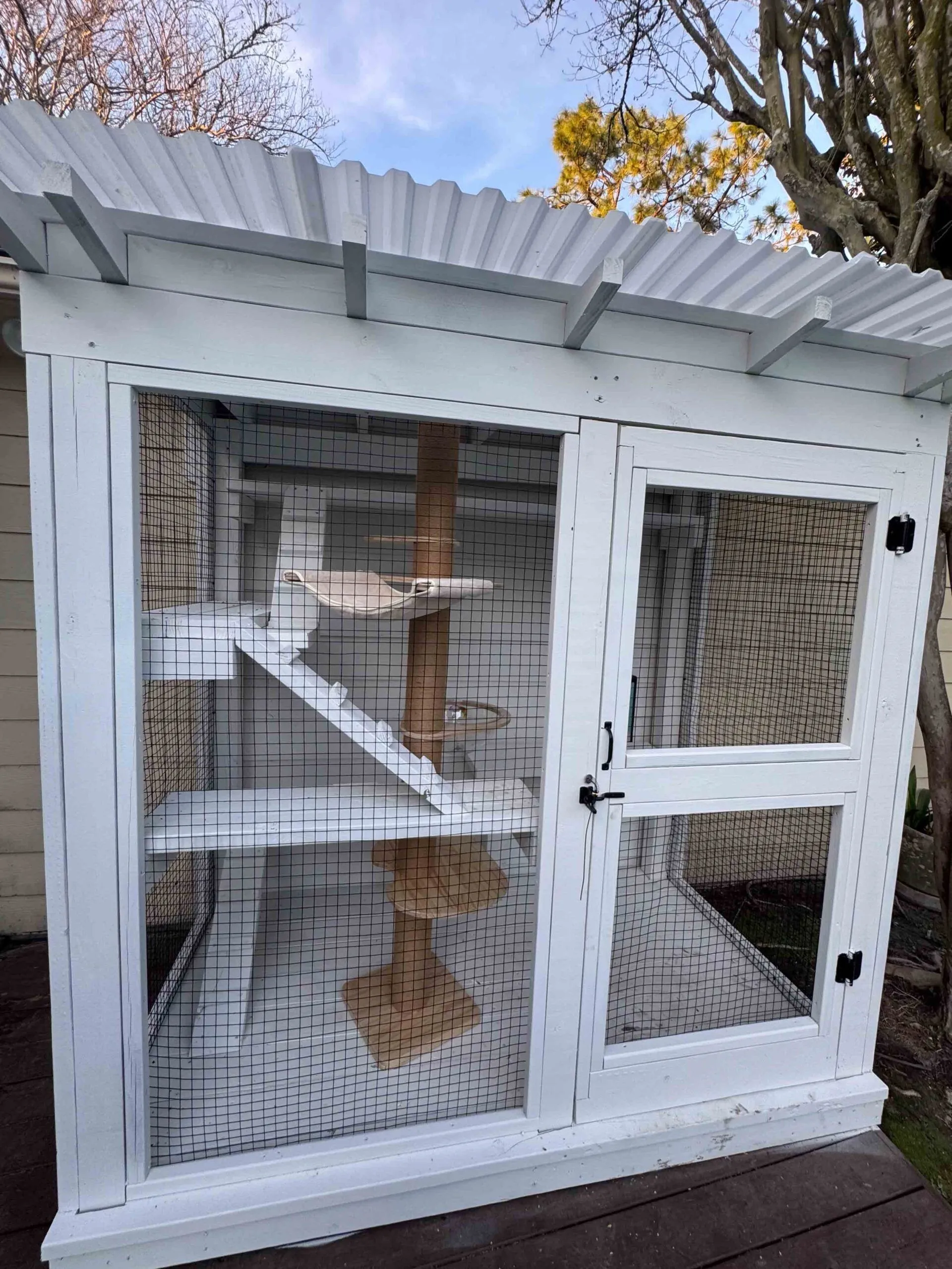 Houston Catio Build | Custom Garage Catio Installation | Cat Topia
