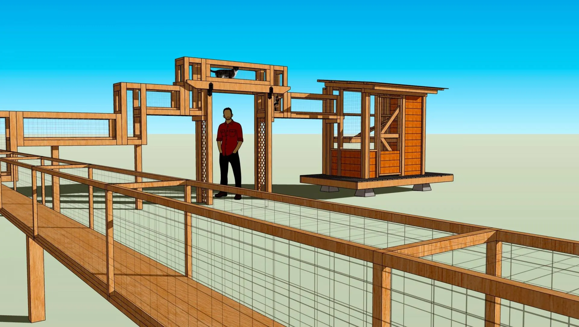 Custom Outdoor Cat Enclosures for Sale - Custom Catio